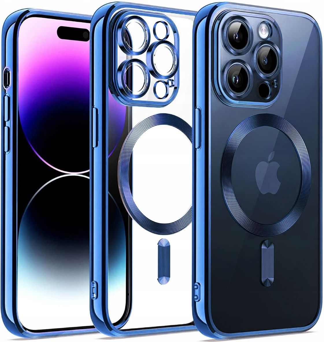 Smart Tel Etui Niebieskie Magsafe Cam Case Do Iphone 14 Pro - Etui na telefon, ceny i opinie ...