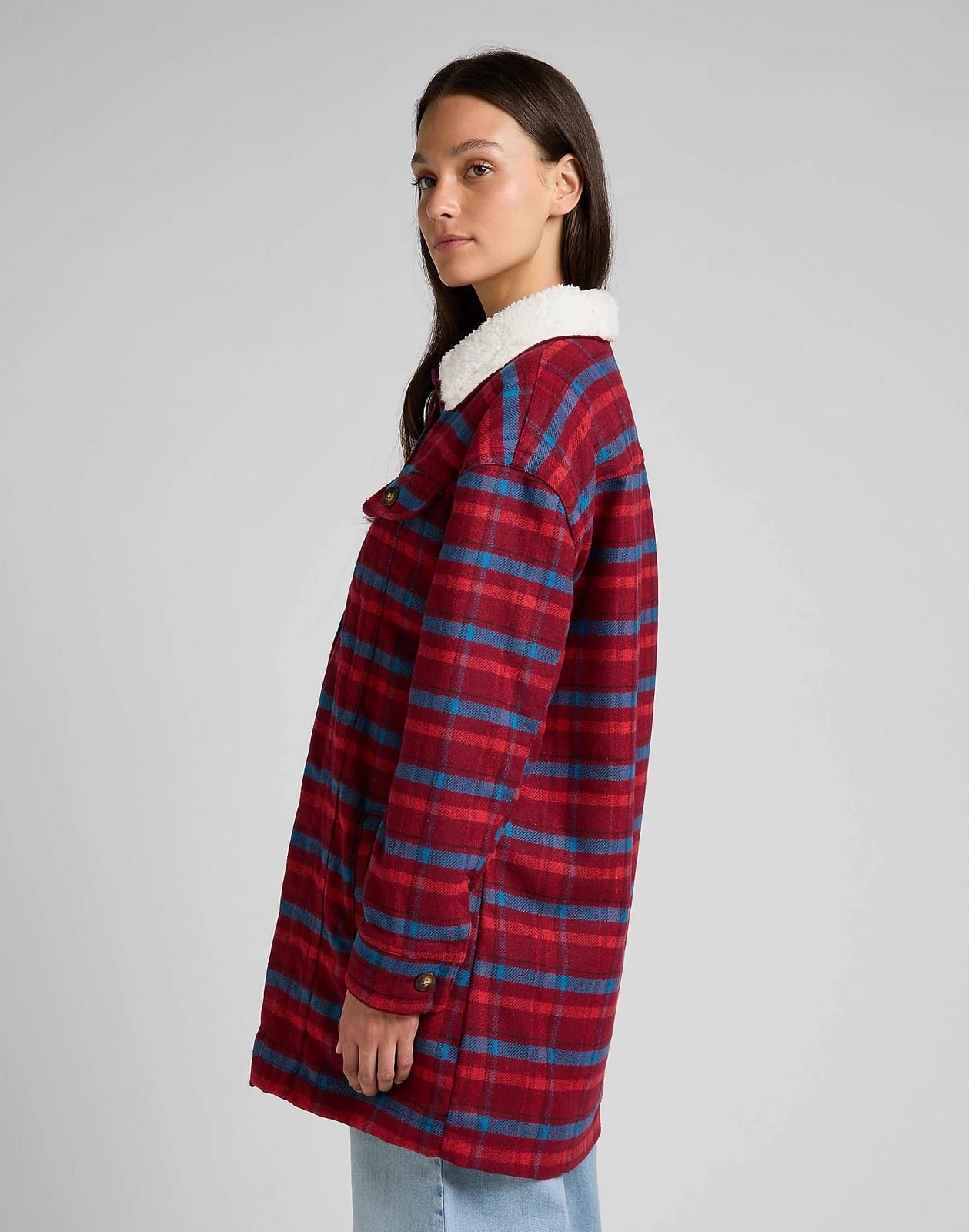 LEE WOOL COAT SCARLET L55HBJ10 - Ceny i opinie - Ceneo.pl
