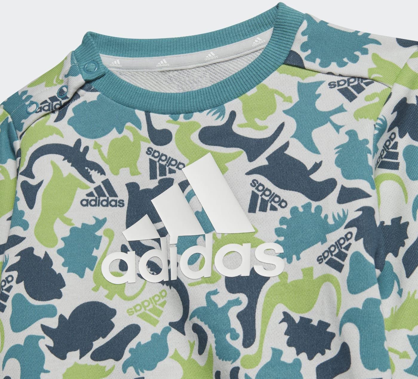 Dziecięcy Dres Adidas I Aop FT Jog Ik8329 – Turkusowy - Ceny i opinie ...