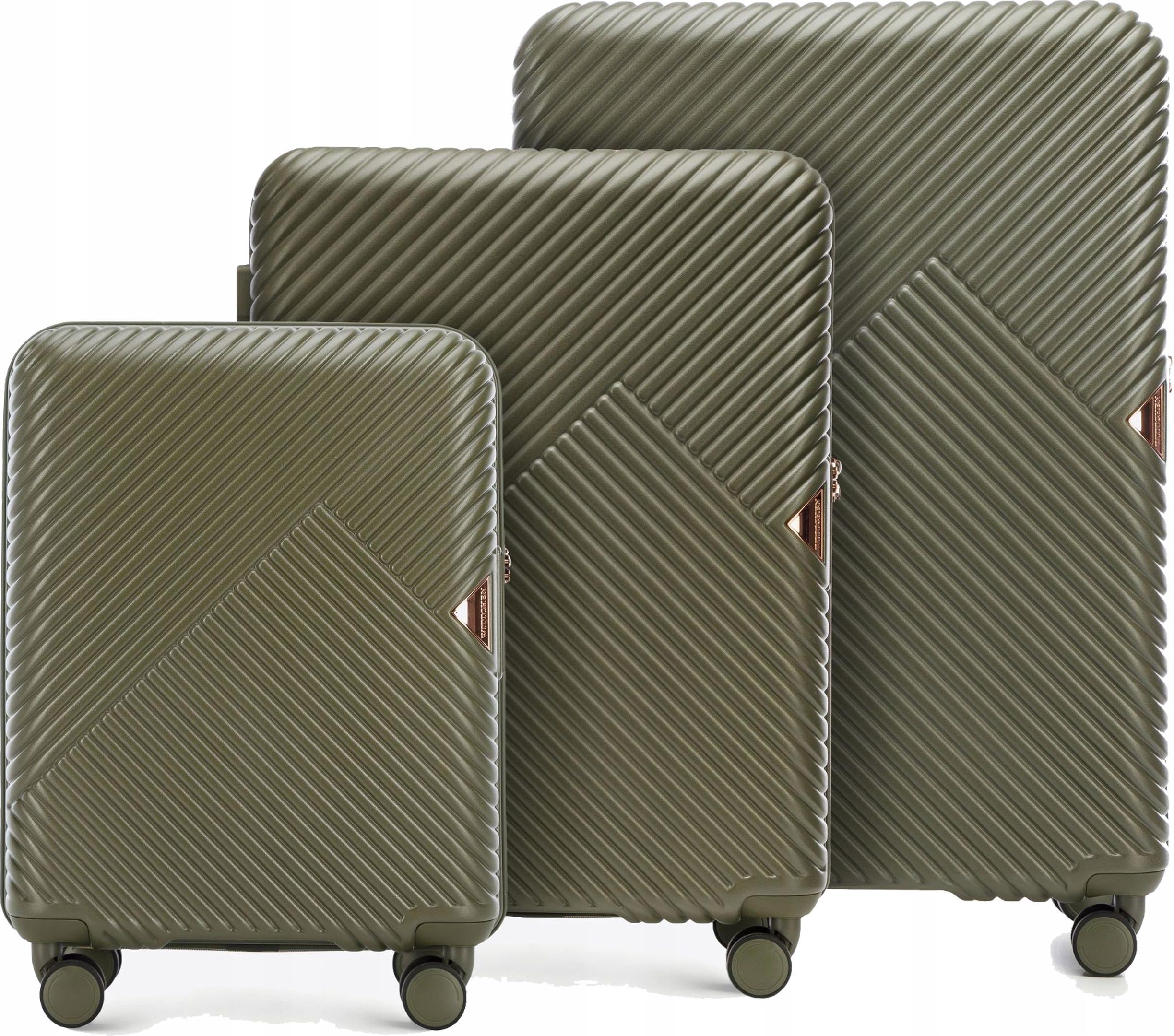 Zestaw walizek Wittchen Gl Style 56-3P-84S zielony - Ceny i opinie ...