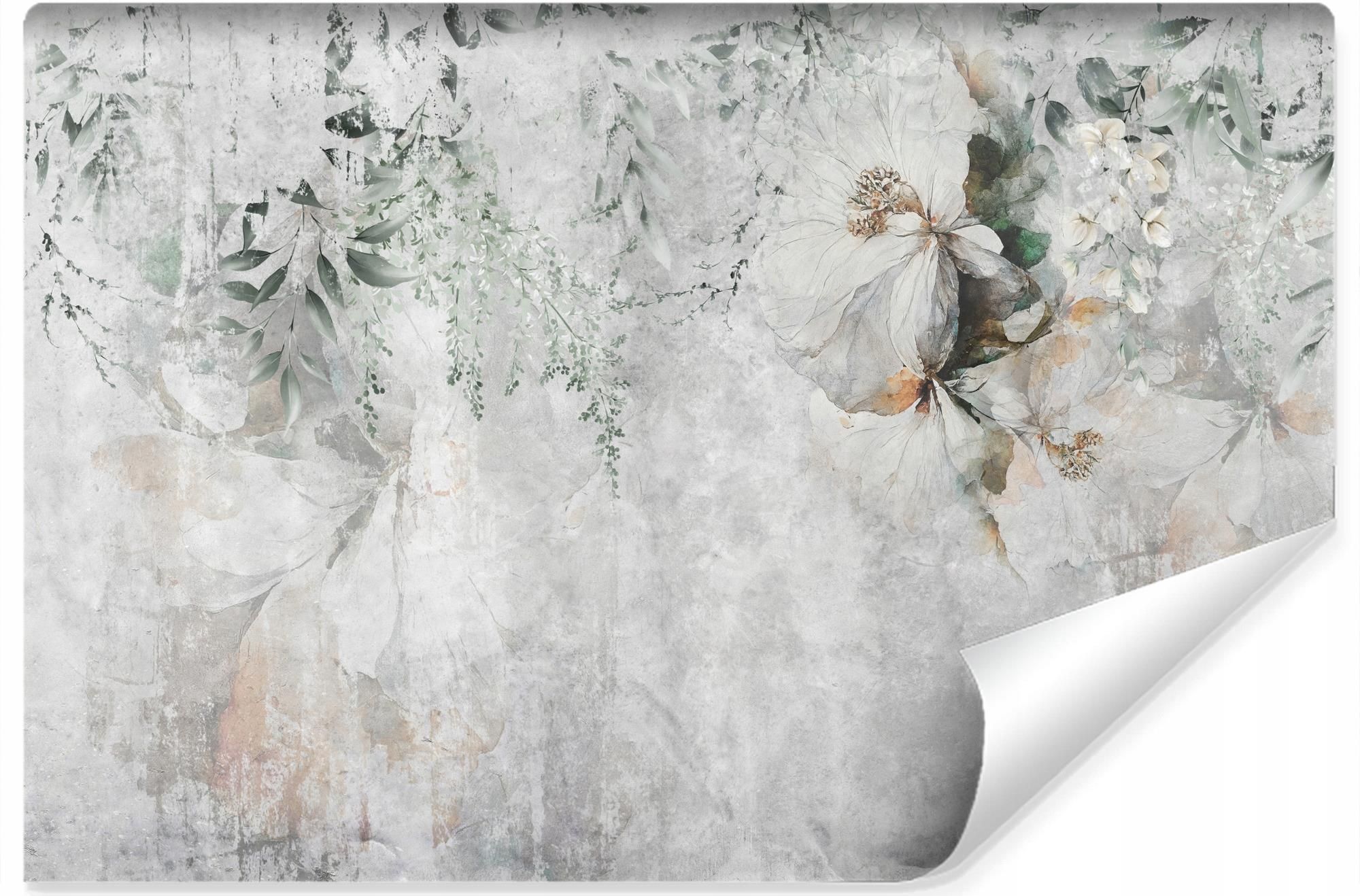 Muralo Mural Beton Kwiaty Abstrakcja 300x210 - Opinie i ceny na Ceneo.pl