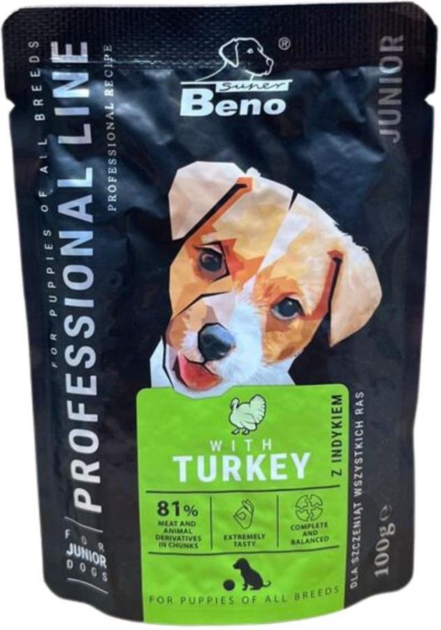 Karma Certech Super Beno Dla Szczeniąt Indyk 100G - Ceny i opinie - Ceneo.pl