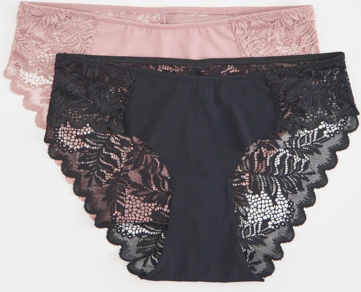 Sinsay - Majtki koronkowe 2 pack Mama - Fioletowy - Ceny i opinie - Ceneo.pl