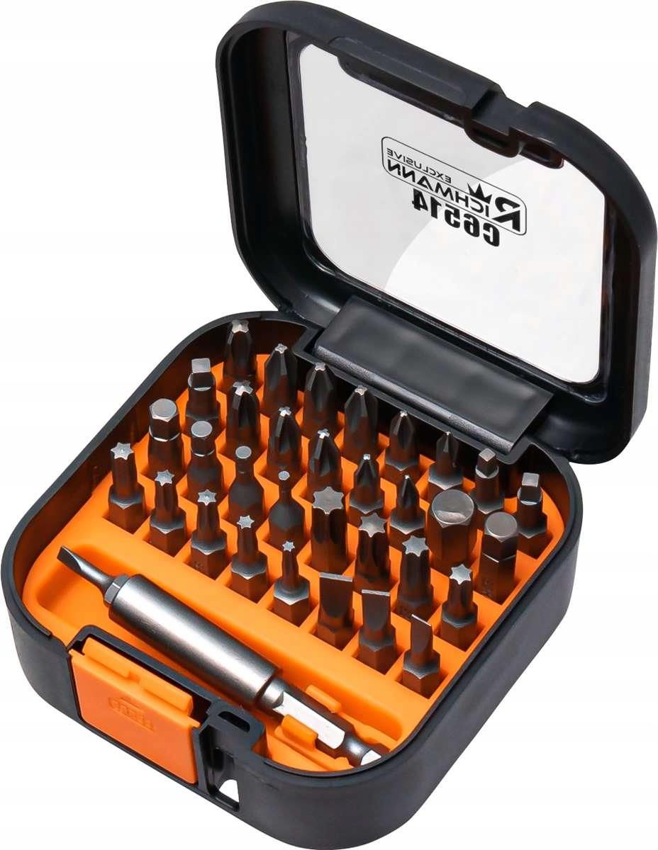 Corona/Richmann Zestaw Bitów Grotów Do Wkrętarki Uchwyt 34szt. C6514 ...