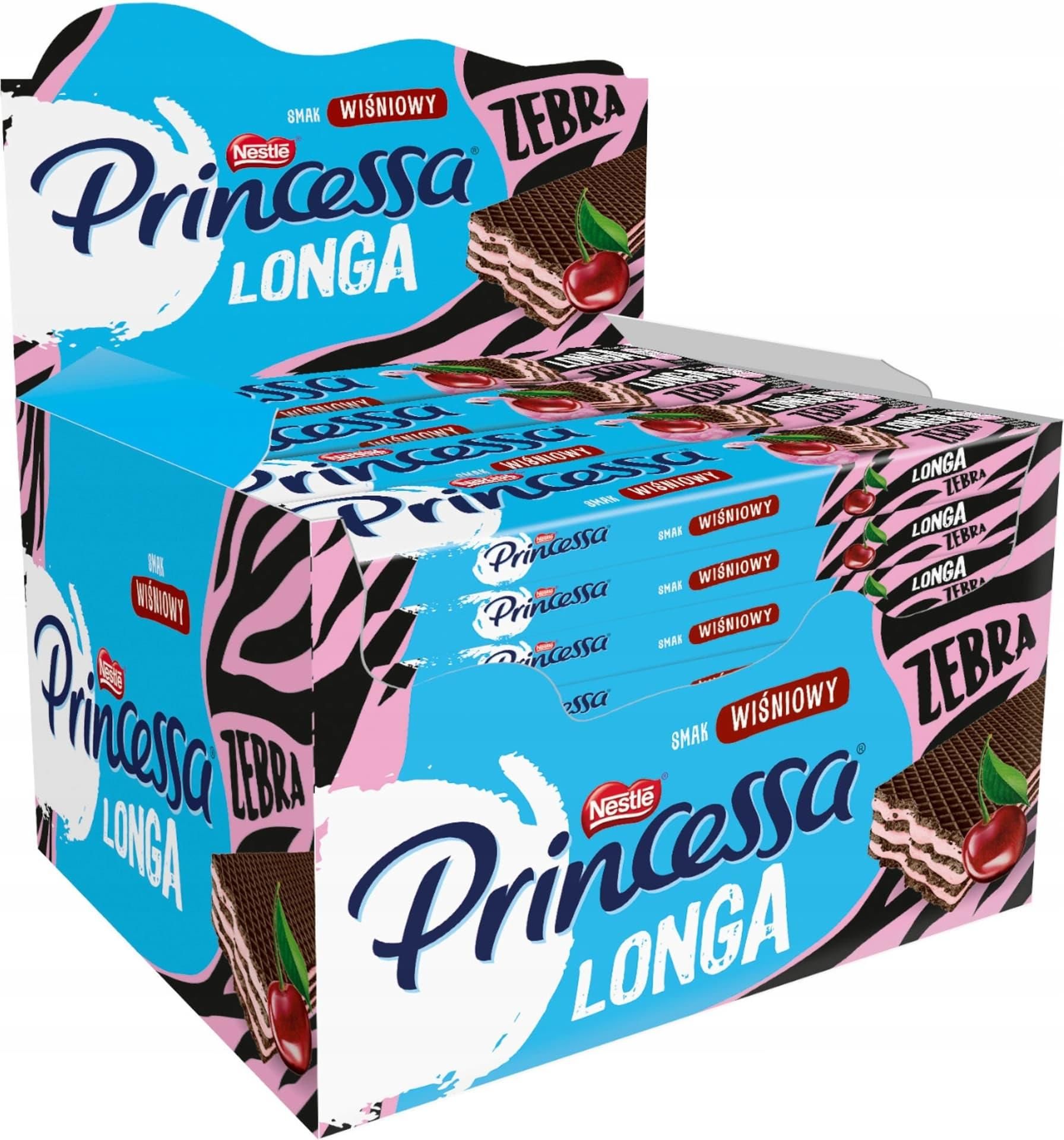 Nestle Wafle Princessa Longa Zebra Wiśniowa 30szt.X37g - Ceny i opinie ...