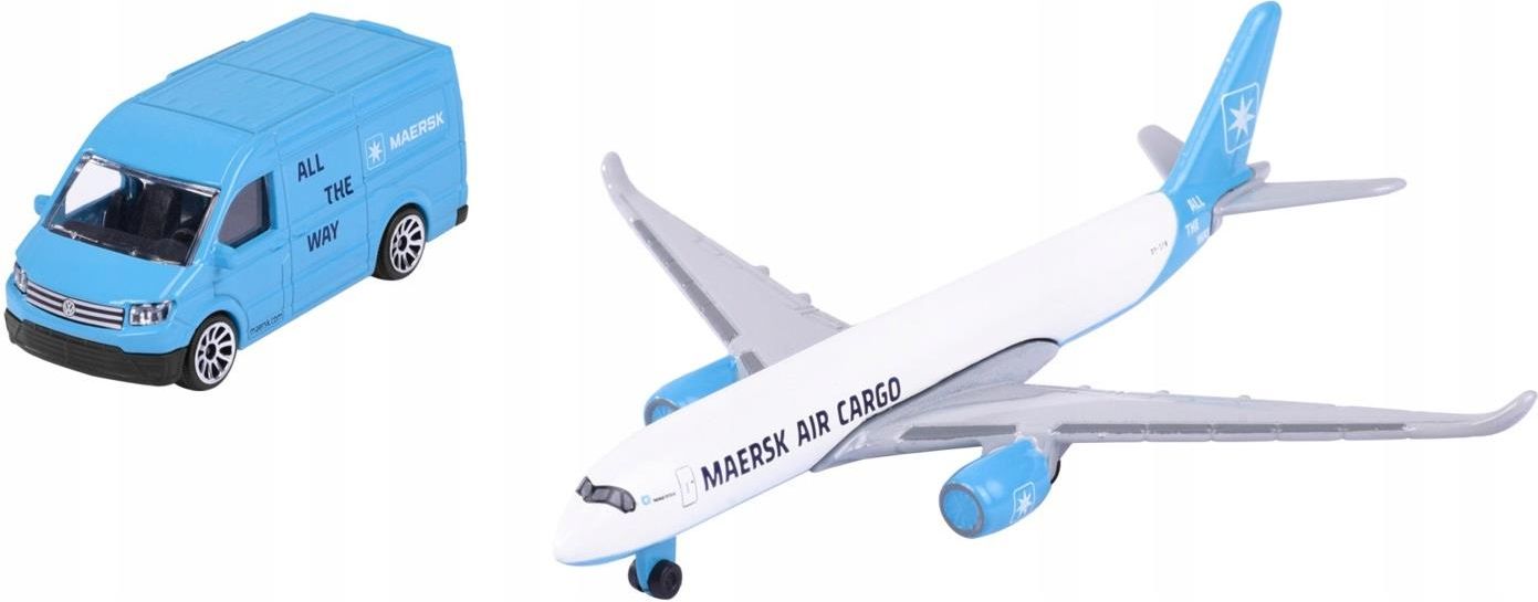 Majorette Volkswagen Crafter 1:64 Maersk Samolot - Ceny i opinie - Ceneo.pl