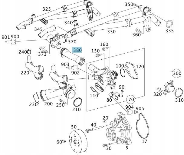 Mercedes Benz Oe Przewód Do Termostatu M271 - Opinie i ceny na Ceneo.pl