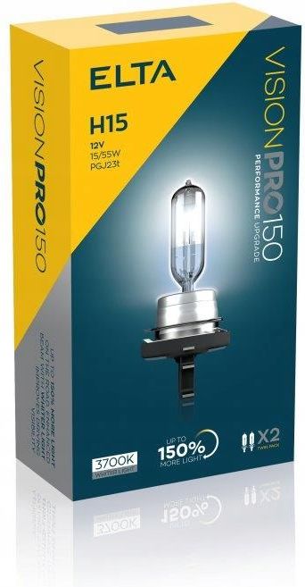 Żarówki Elta Vision Pro H15 12V 15/55W +150% - opinie i ceny na Ceneo.pl