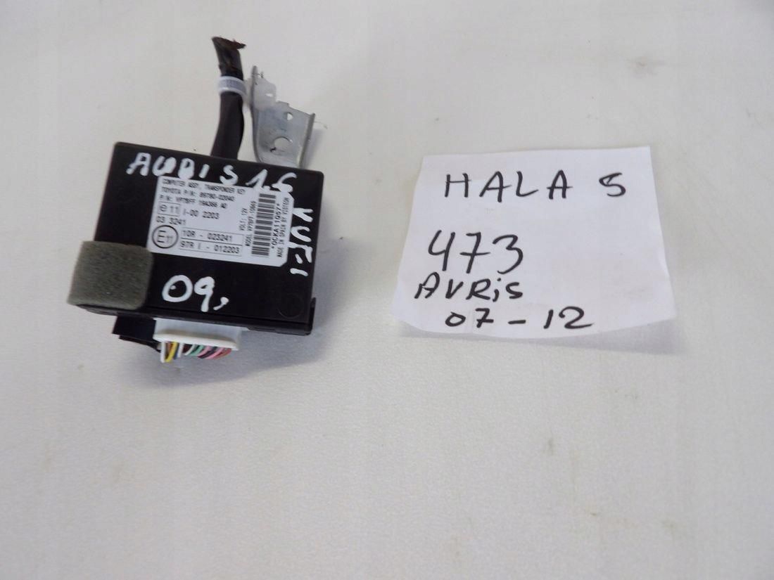 Wyposażenie elektryczne Toyota Oe Moduł Immobilizera 89780 02040 Auris ...