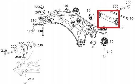 Mercedes W204 Amortyzator Drgan Podpora Mostu Tyl - Opinie i ceny na ...
