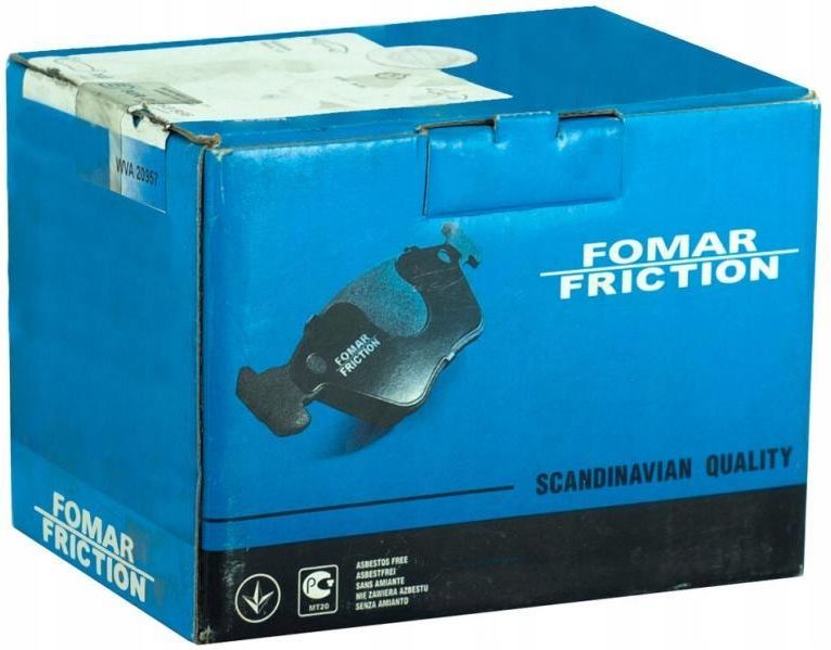 Klocki hamulcowe Fomar Klocek Hamulca Wva20011 Kpl Vw Transporter Bus ...