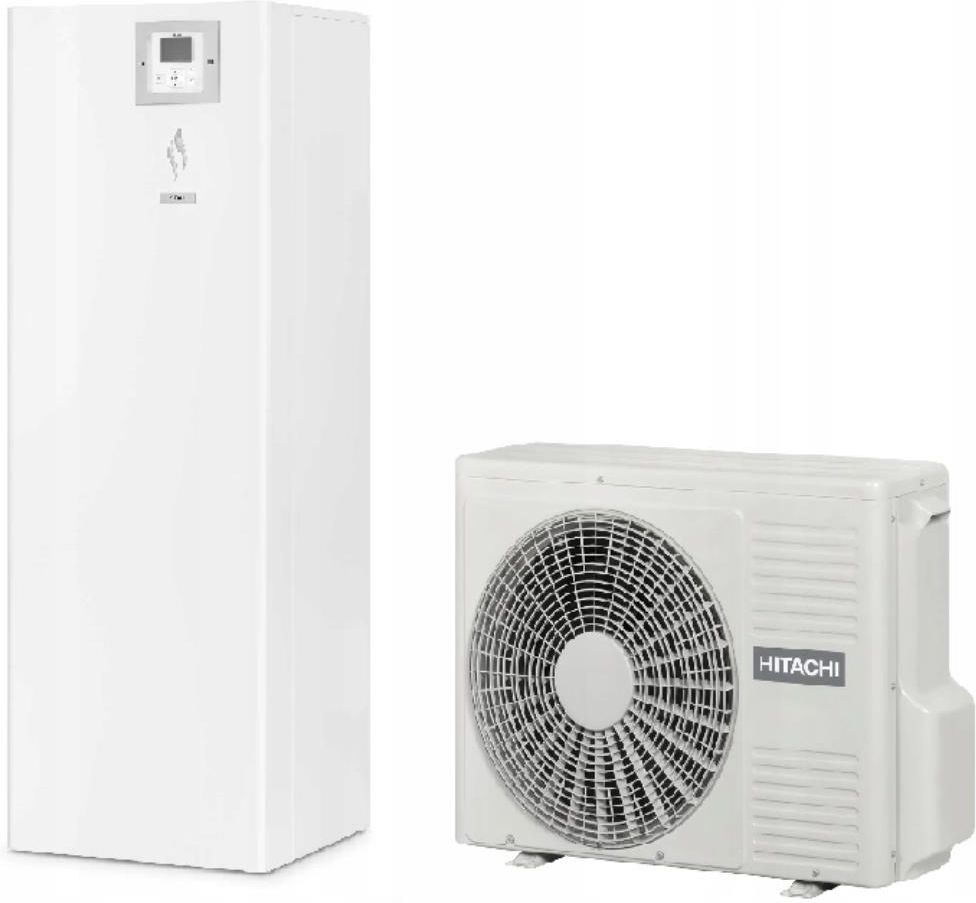 Pompa ciepła Hitachi Yutaki S3 4,3kW 220L Montaż RWD20RW1E220SRAS2WHVRP1 - Opinie i ceny na Ceneo.pl