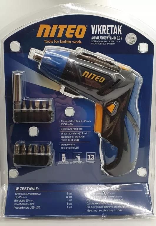 Wkrętarka Niteo Tools LI0CD013622 - Opinie i ceny na Ceneo.pl
