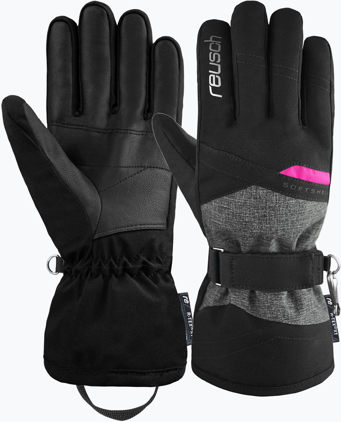 Rękawice Narciarskie Damskie Reusch Helena R-Tex Xt Black/Black Melange/Pink Glo - Ceny i opinie ...