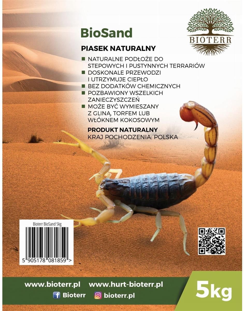 Biosand Drobny Piasek 5Kg - Ceny i opinie - Ceneo.pl