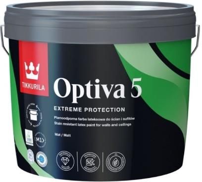 Farba Tikkurila Lateksowa Optiva 5 Matt Baza C 0,9L - Opinie i ceny na ...