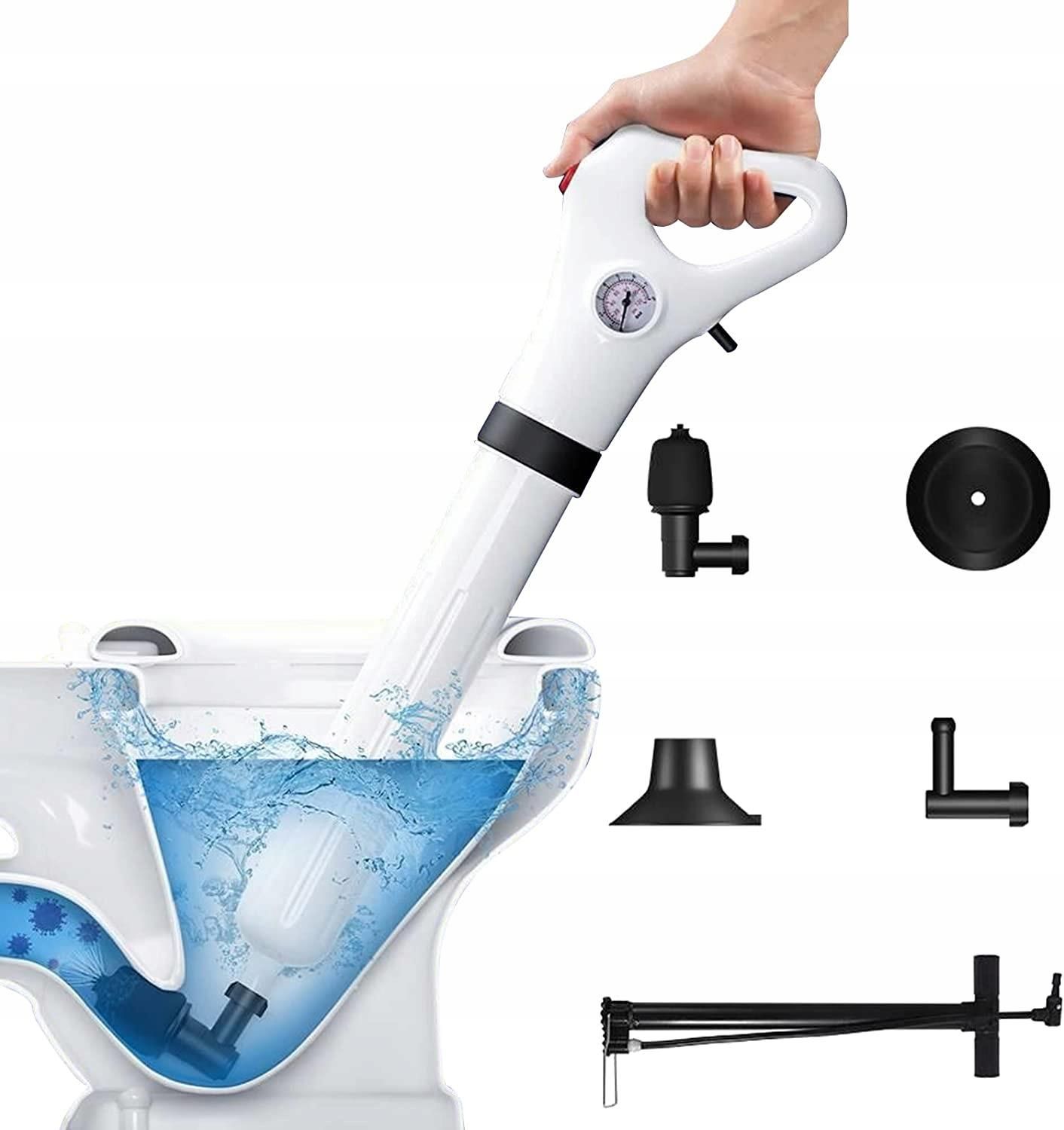 Zestaw odpływowy WYSOKOCIŚNIENIOWY PISTOLET DO UDRAŻNIANIA RUR ZLEW ...