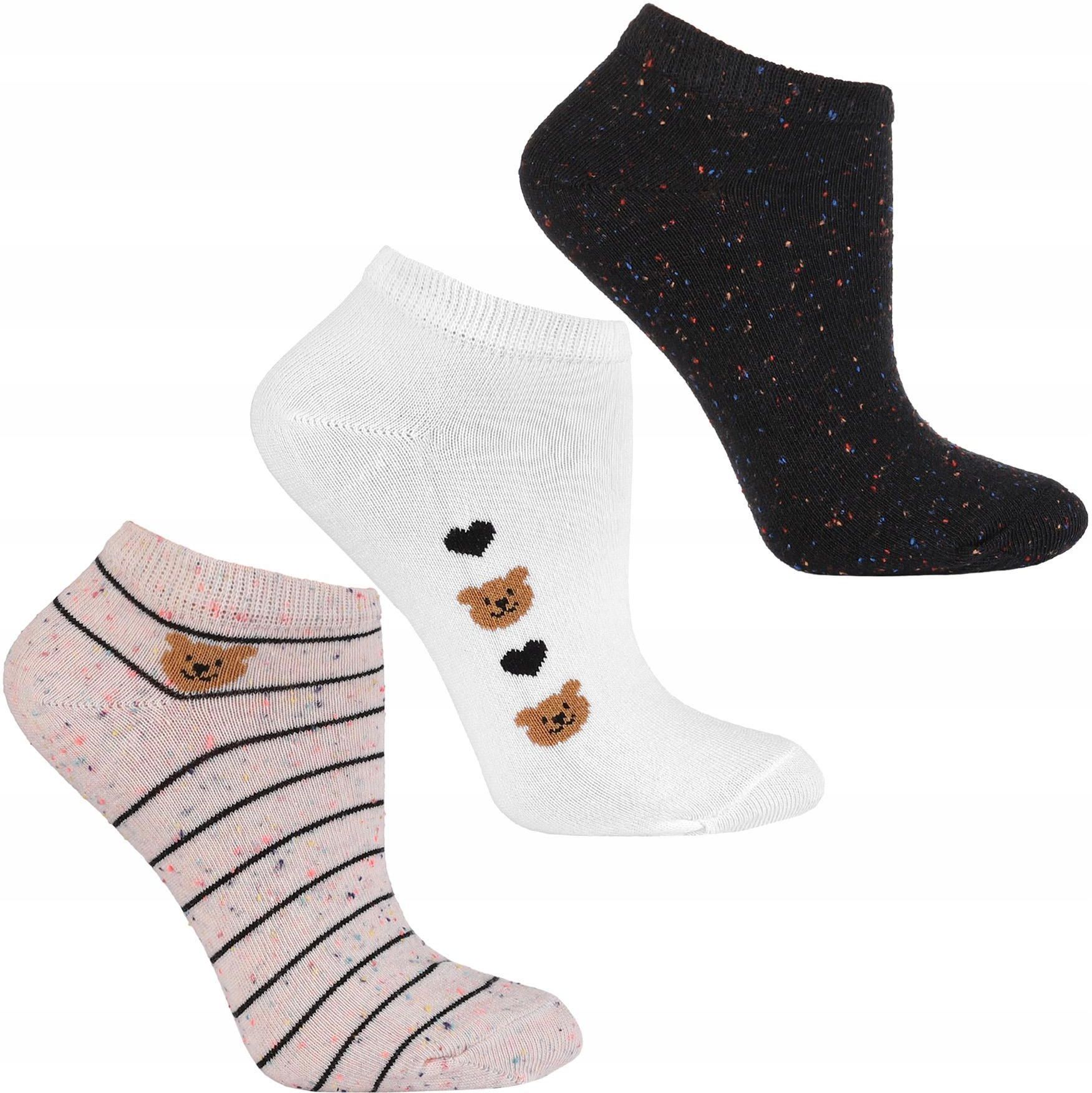 Niskie Skarpetki Damskie Stopki Moraj 3-pak 35-38 - Ceny i opinie - Ceneo.pl