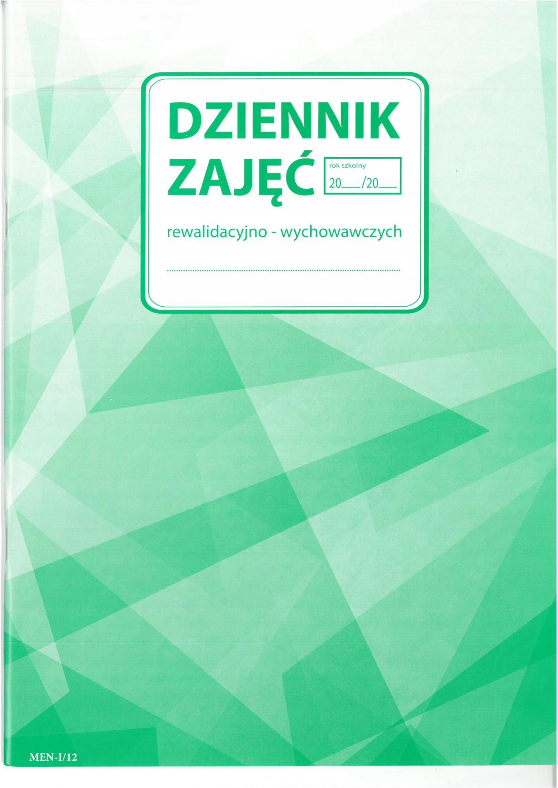 Dziennik Zajęć Rewalid.-Wychow. Men-I/12 - Ceny i opinie - Ceneo.pl