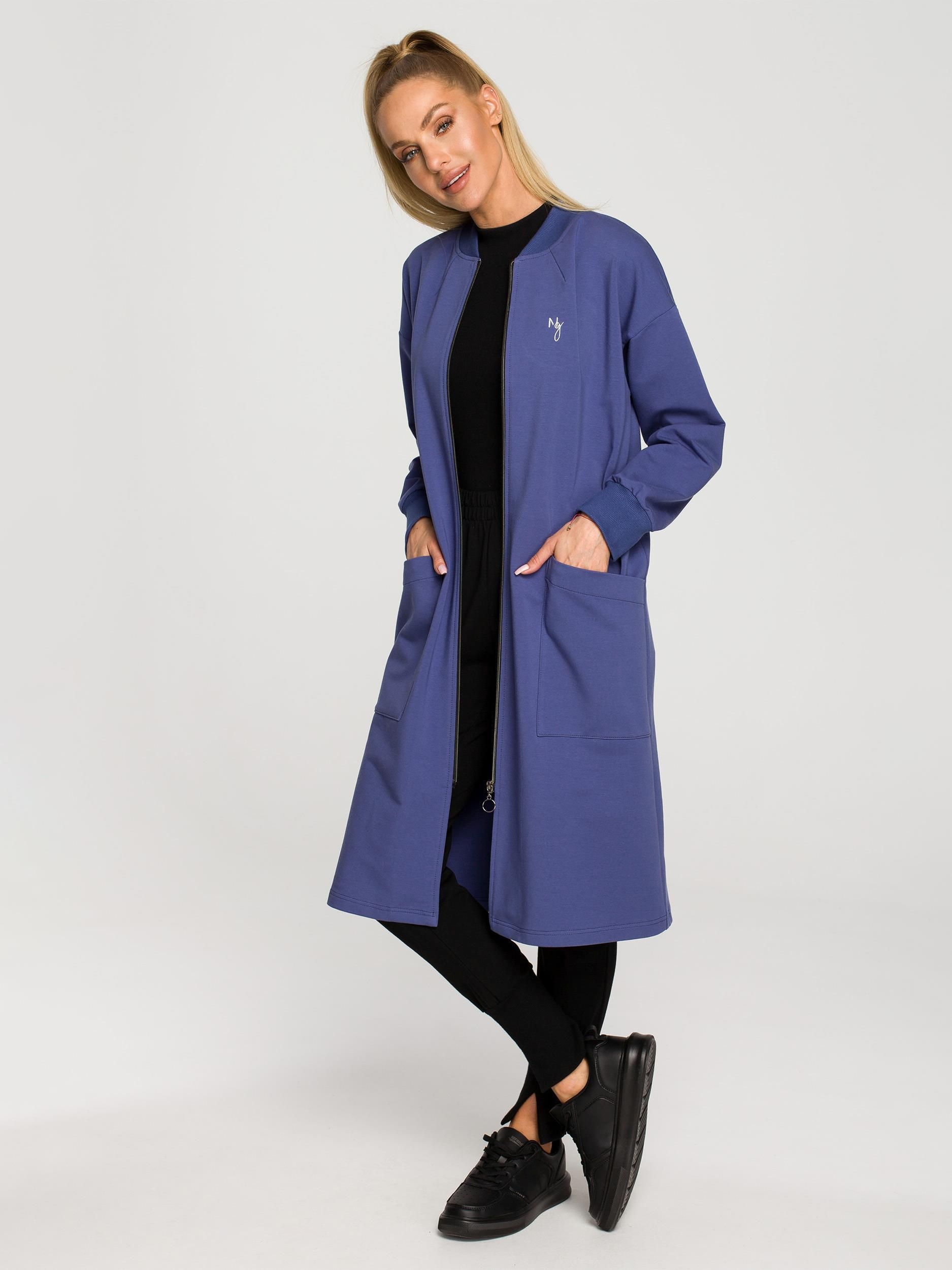 Sweter rozpinany Made Of Emotion M694 S Indigo (5903887673099) - Ceny i ...