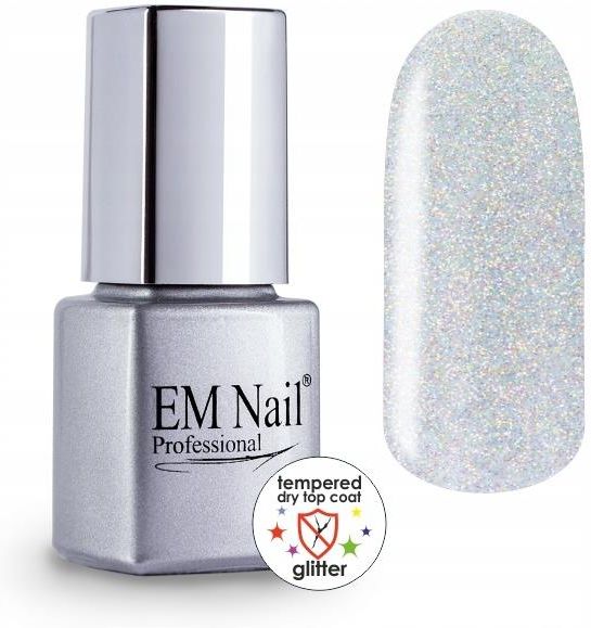 Em Nail Tempered Dry Top Hartowany Glitter 6Ml - Opinie i ceny na Ceneo.pl