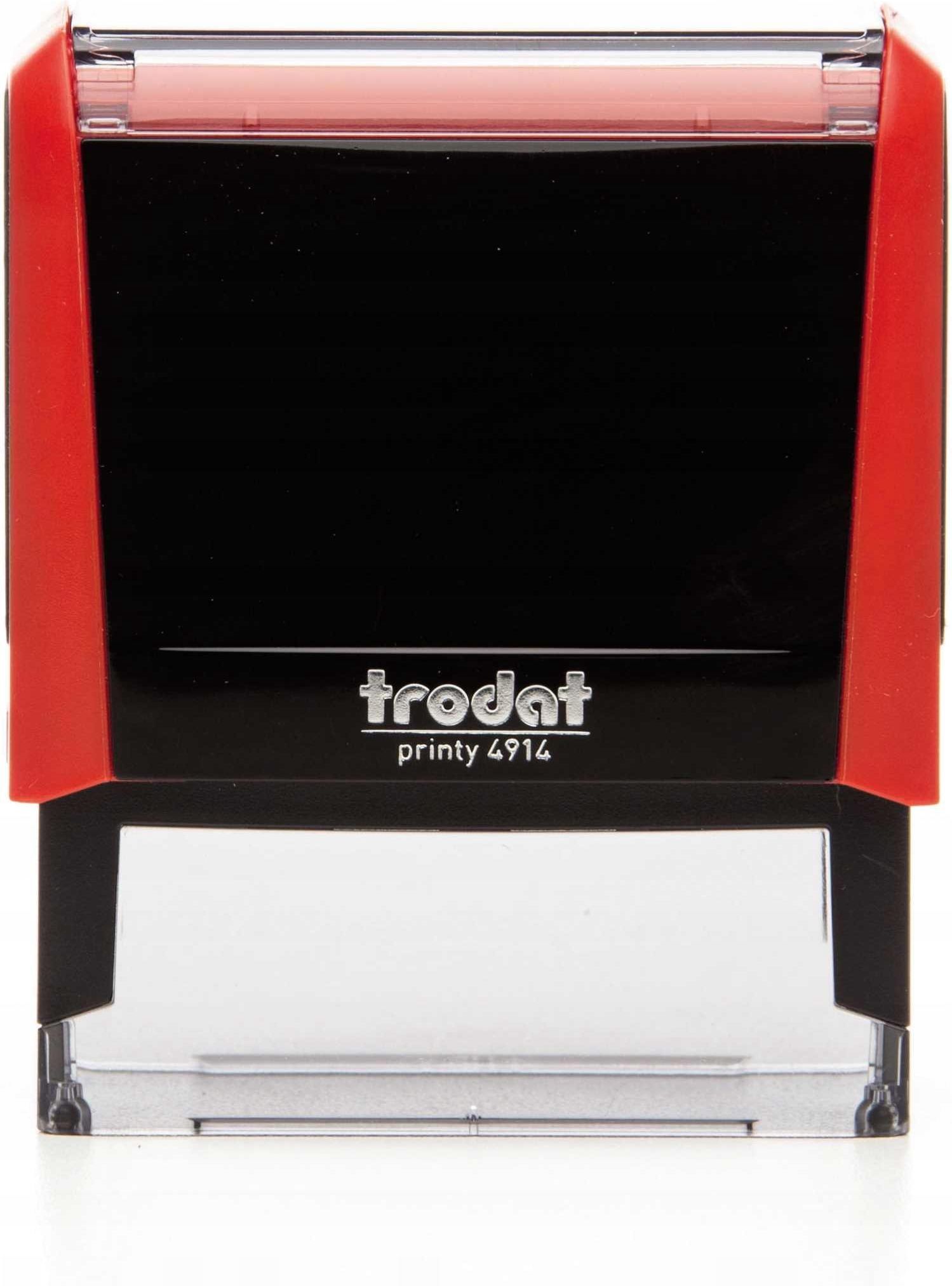 Trodat Pieczątka Printy 4914 Czerwona Projekt - Ceny i opinie - Ceneo.pl