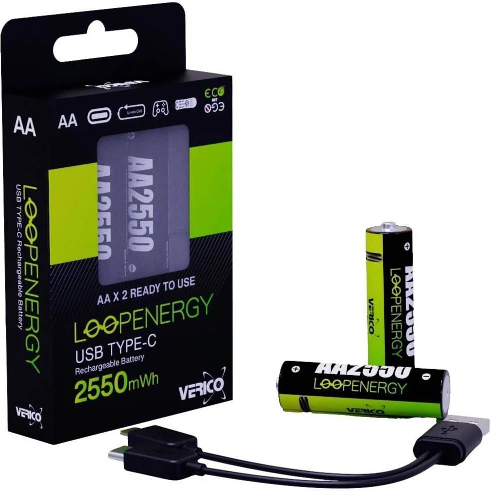 Verico Akumulator Aa/R06 Loopenergy Aa Usb C 2550Mwh 1Udbt A1Wea2 Nn Li ...