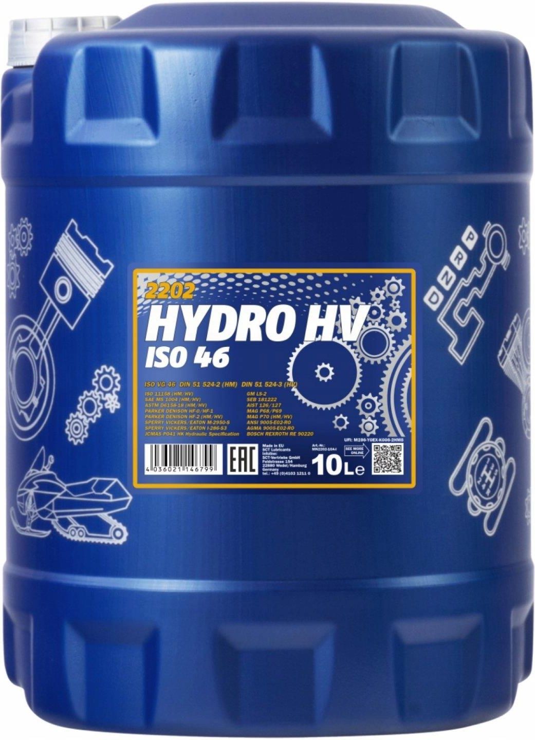 Mannol Olej Hydrauliczny Hv 46 Iso 2202 10L - Opinie i ceny na Ceneo.pl