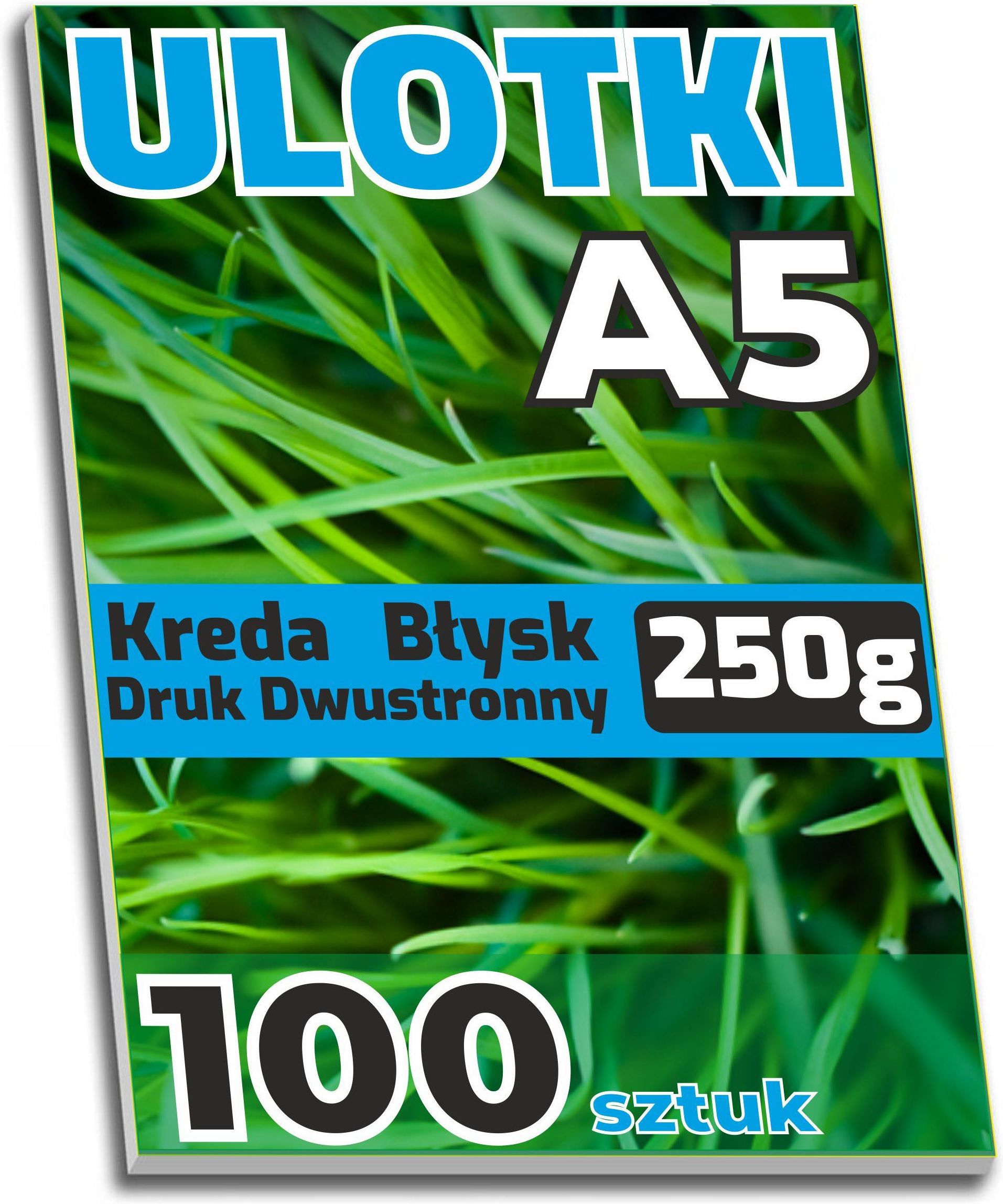 Ulotki Dwustronne A5 Kreda Błysk 250G 100szt. - Ceny i opinie - Ceneo.pl