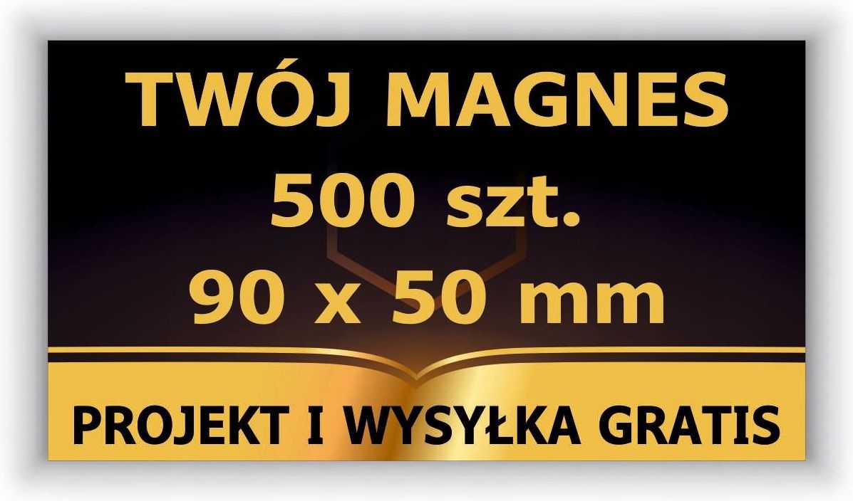 Magnesy Reklamowe 90X50Mm 500szt. Gadżet - Ceny i opinie - Ceneo.pl