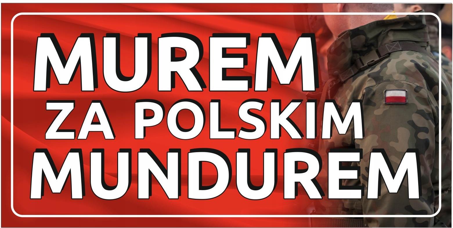 Baner Murem Za Polskim Mundurem 1X2M 100X200Cm - Ceny i opinie - Ceneo.pl