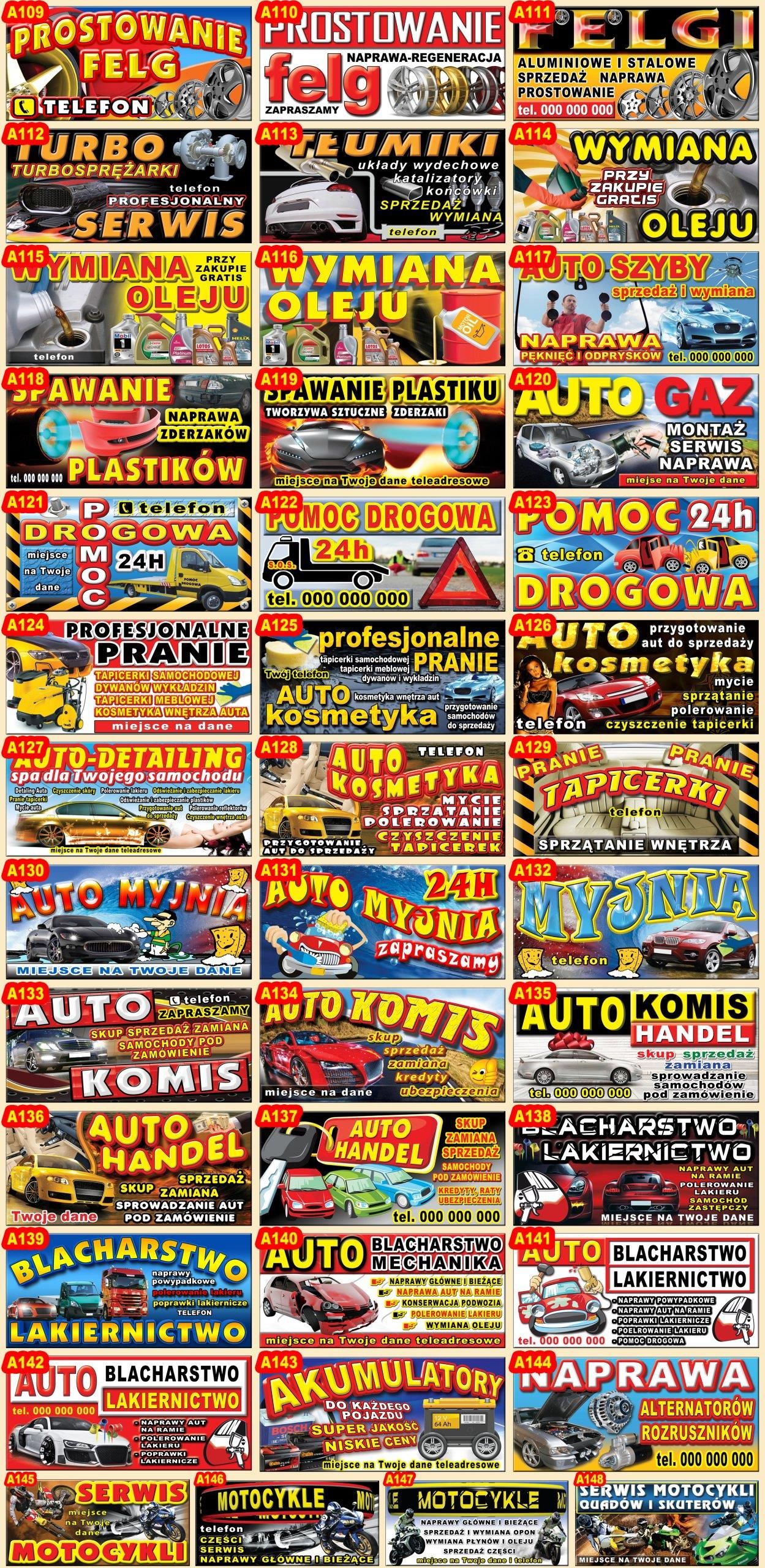 Czarmax Baner Reklamowy Salon Fryzjersko Kosmetyczny Szyld - Ceny i ...