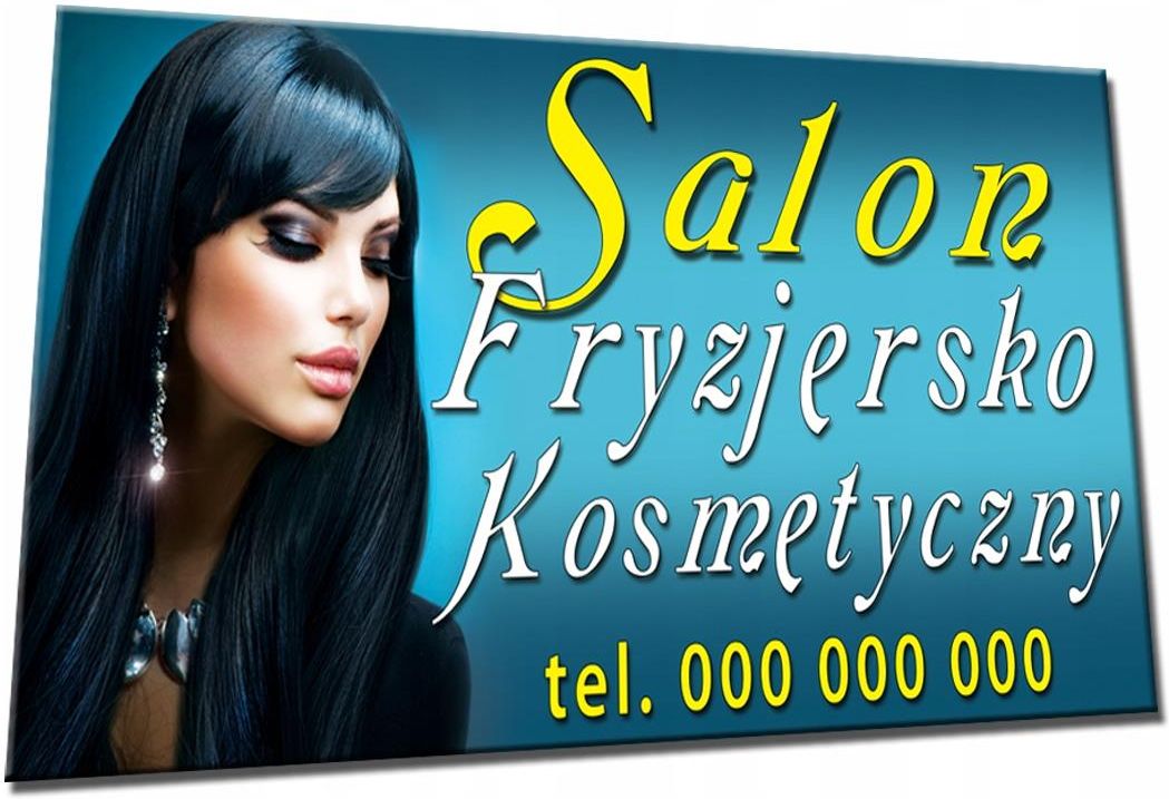 Czarmax Baner Reklamowy Salon Fryzjersko Kosmetyczny Szyld - Ceny i ...