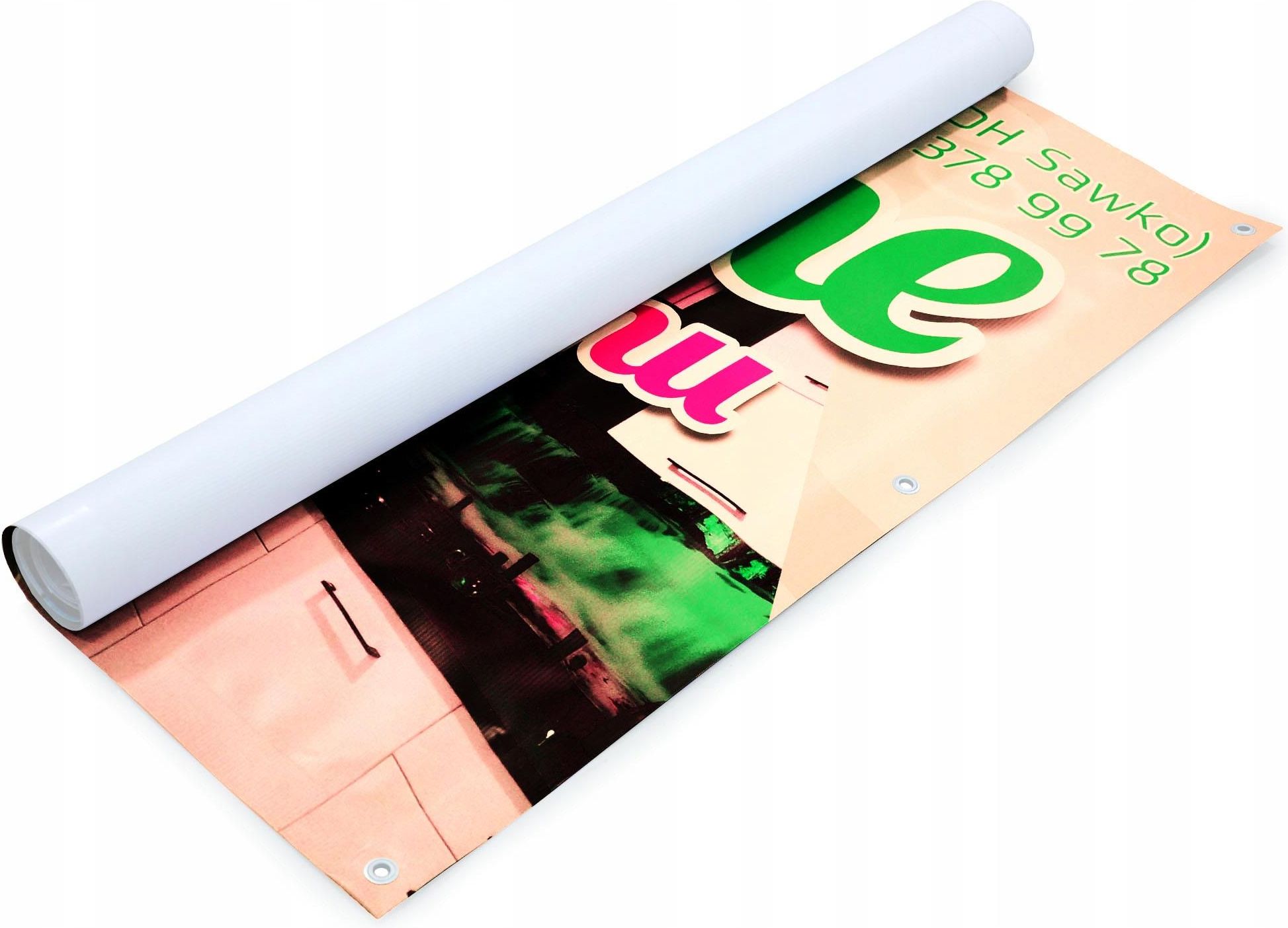 Baner Banner Wzmocniony 400X100cm 4X1 M - Ceny i opinie - Ceneo.pl