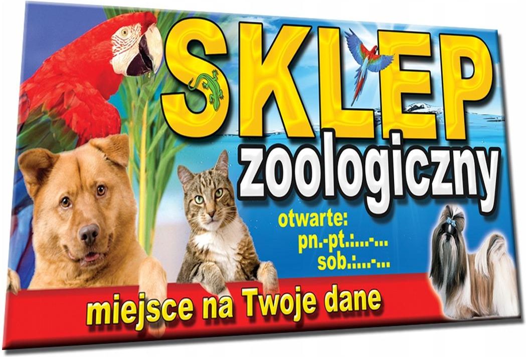 Czarmax Baner Reklamowy 2X1 Gotowe Sklep Zoologiczny - Ceny i opinie ...
