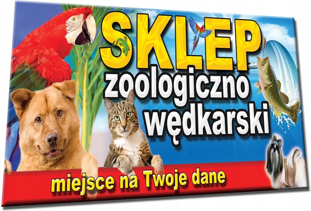 Czarmax Baner Reklamowy Sklep Zoologiczno Wędkarski Banery - Ceny i ...