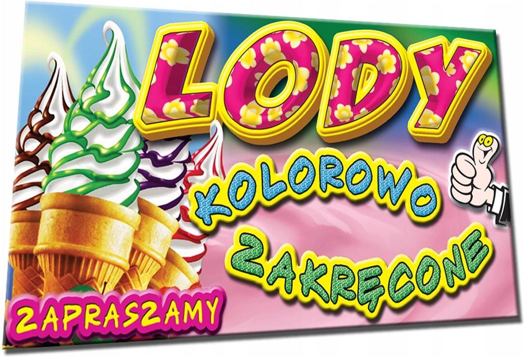 Czarmax Baner 2X1 Lody Gałkowe Kręcone Włoskie Gofry Rurki - Ceny i ...