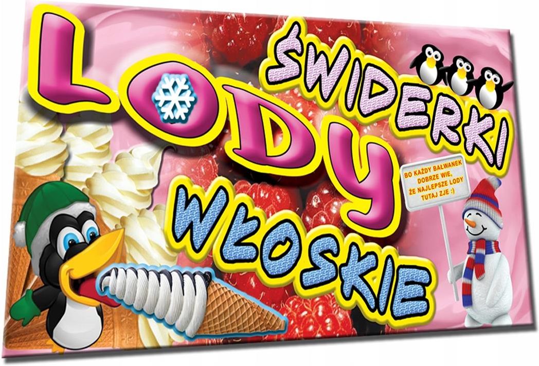Czarmax Baner 2X1 Lody Gałkowe Kręcone Włoskie Gofry Rurki - Ceny i ...