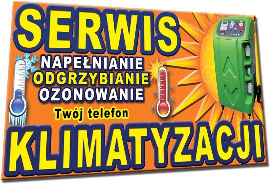 Czarmax Baner 2X1 Auto Serwis Klimatyzacji Samochodowej - Ceny i opinie - Ceneo.pl