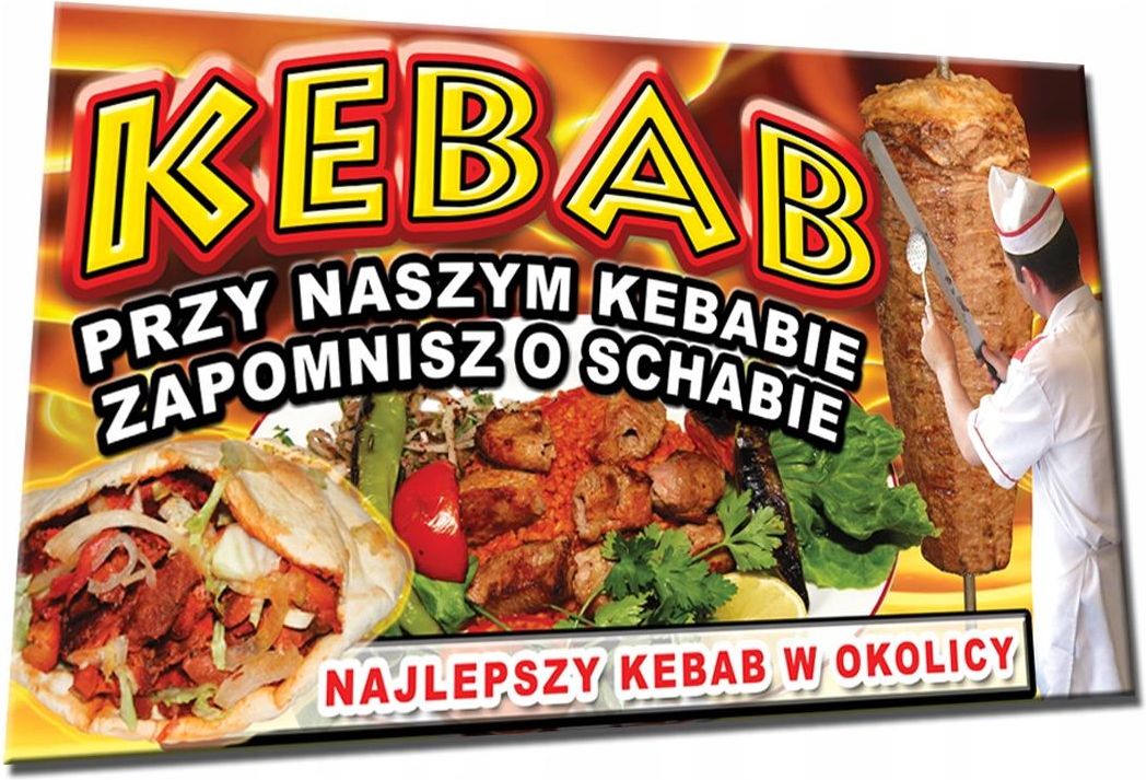 Czarmax Baner 2X1 Kebab Reklama Bar Pub Restauracja Mięso - Ceny i ...