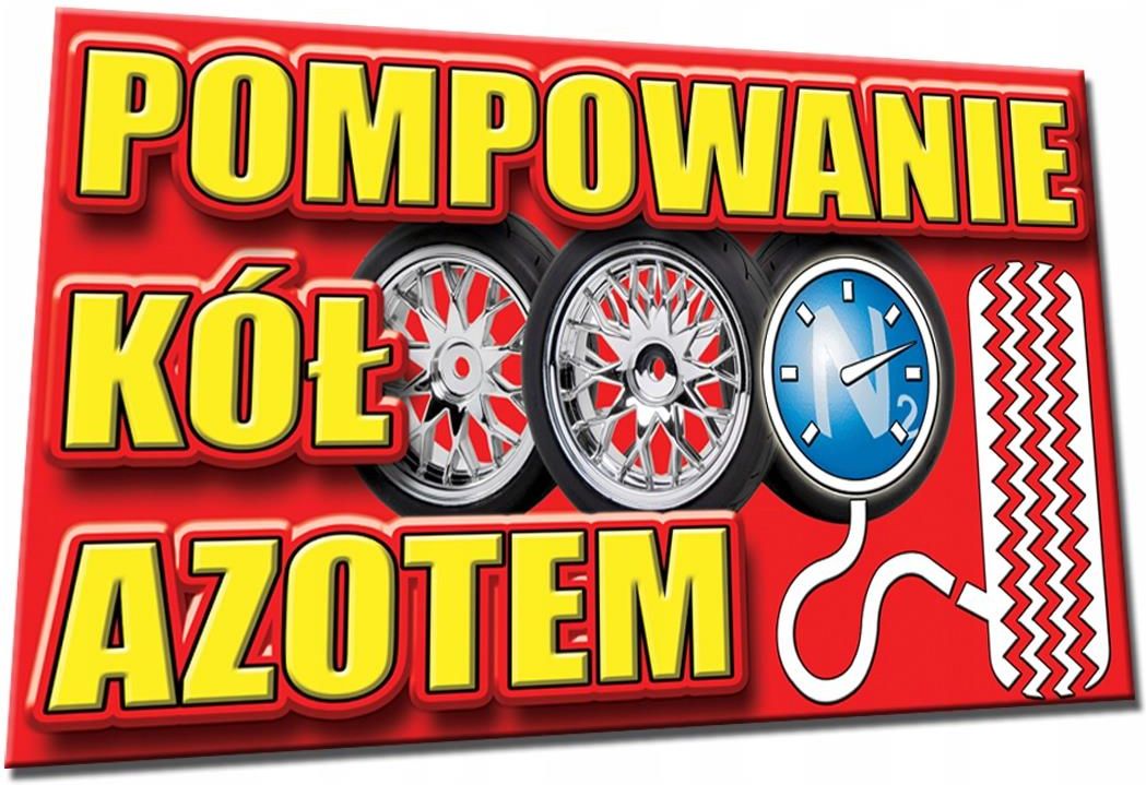 Czarmax Baner 2X1 Pompowanie Kół Azotem Auto Serwis Opon - Ceny i ...