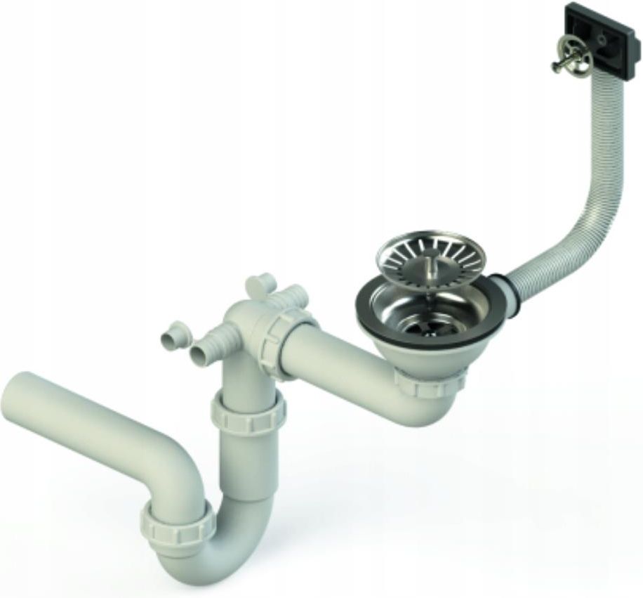 Brenor Syfon Klasyczny Manualny Przyścienny Jednokomorowy BA059 ...