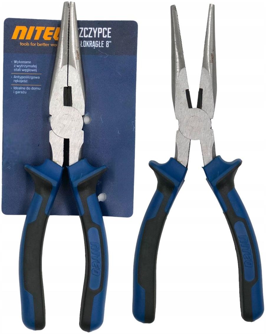 Niteo Tools Szczypce Wydłużone Półokrągłe 8 Af0904 - Opinie i ceny na Ceneo.pl