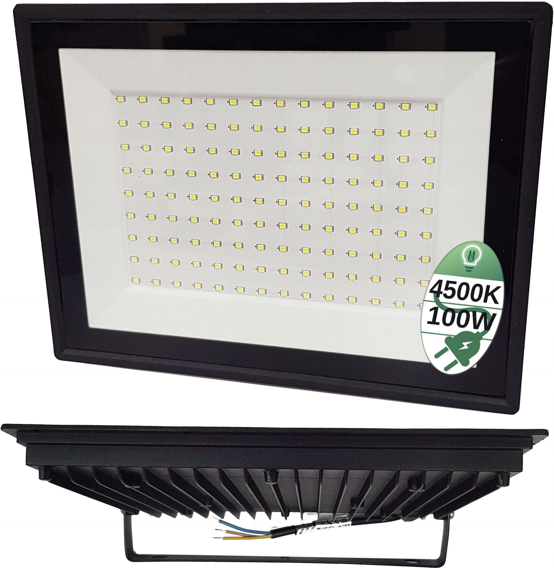 Lampa warsztatowa Led-One Naświetlacz Halogen Lampa Led 100W Ip65 ...