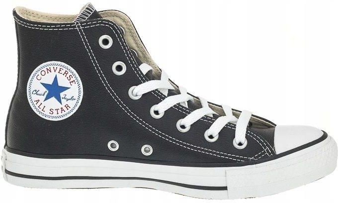 Trampki Converse Chuck Taylor Hi Czarne Skórzane - Ceny i opinie - Ceneo.pl