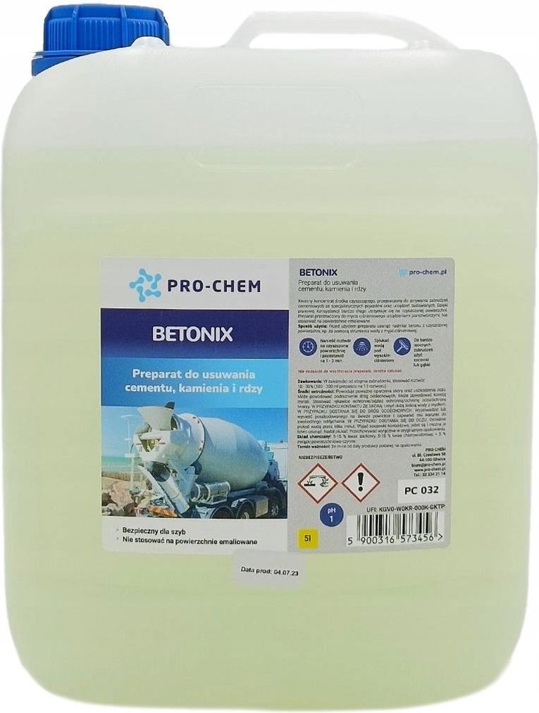 Pro-Chem Betonix 5L - Opinie i ceny na Ceneo.pl