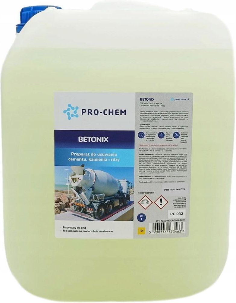 Pro-Chem Betonix 10L - Opinie i ceny na Ceneo.pl