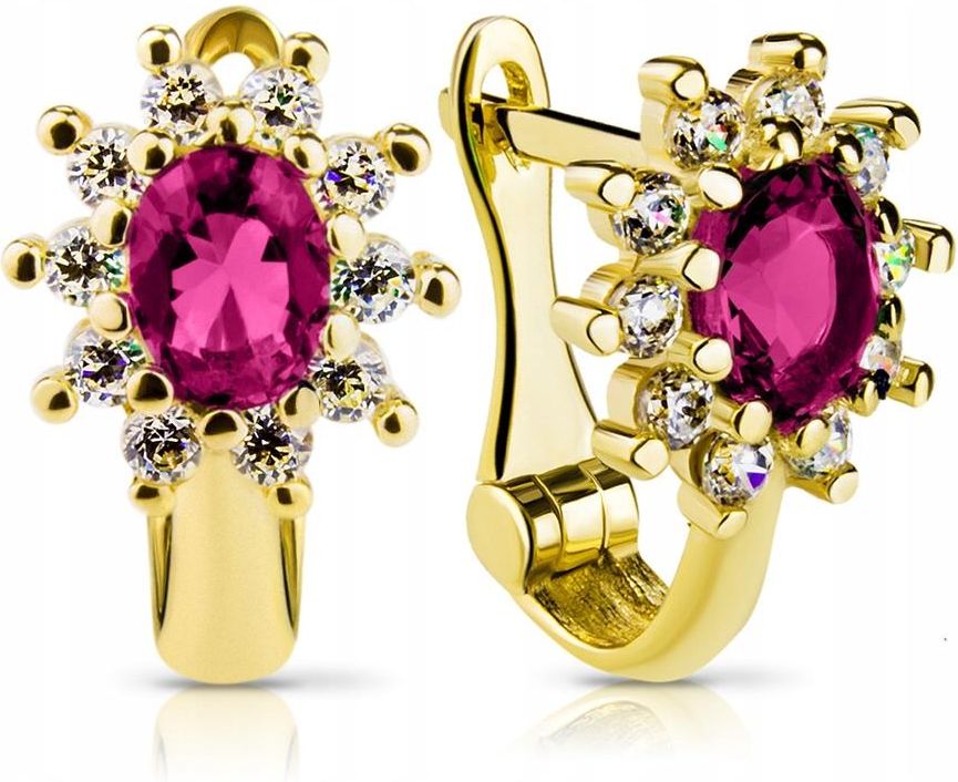 Marand Rubinki Złote kolczyki Kids na Chrzest pr.333 - Ceny i opinie ...