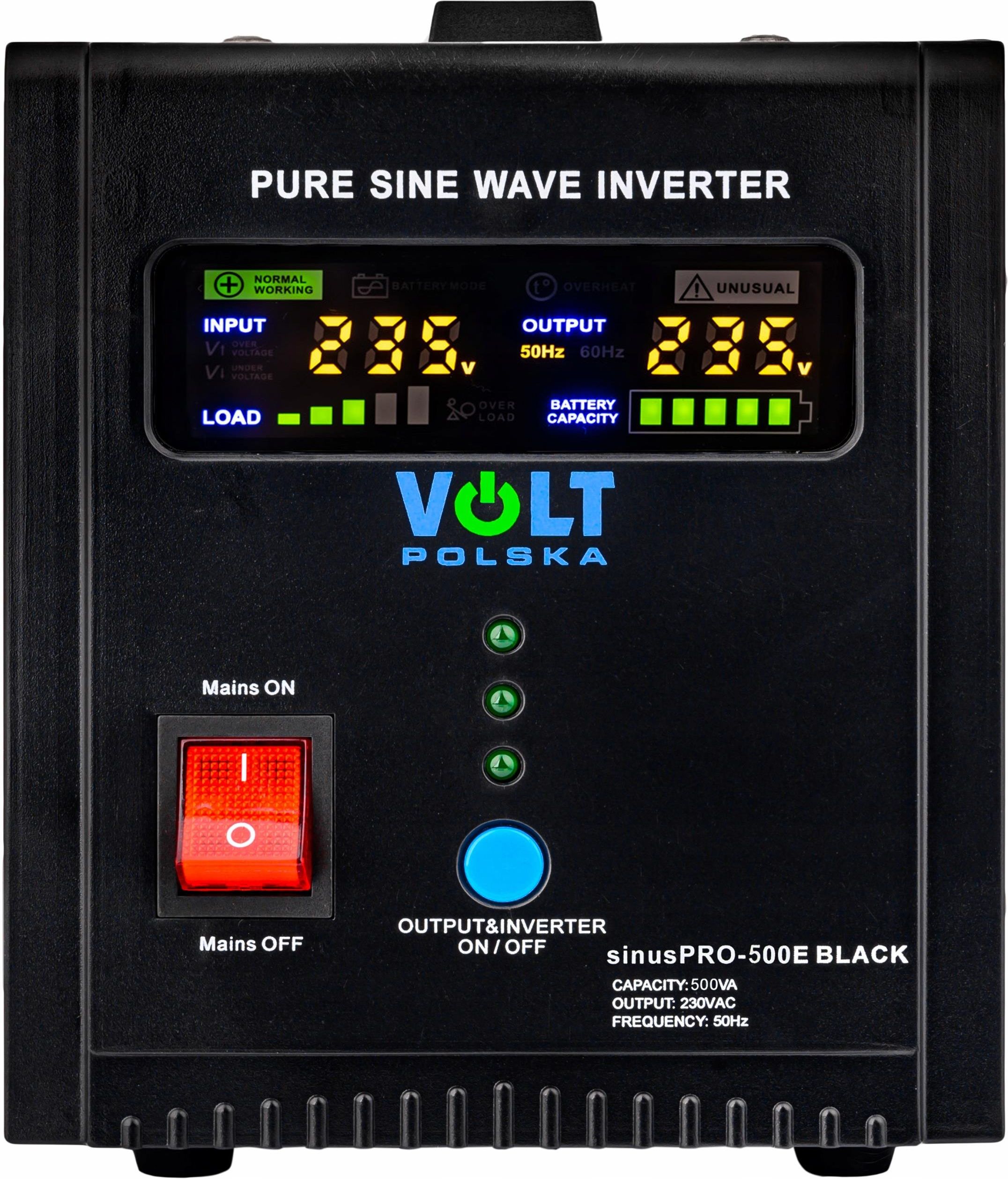Zasilacz UPS Volt Polska Ups Sinus Pro 500W 500Va 12V Bk (3Sp090512B) - Opinie i ceny na Ceneo.pl