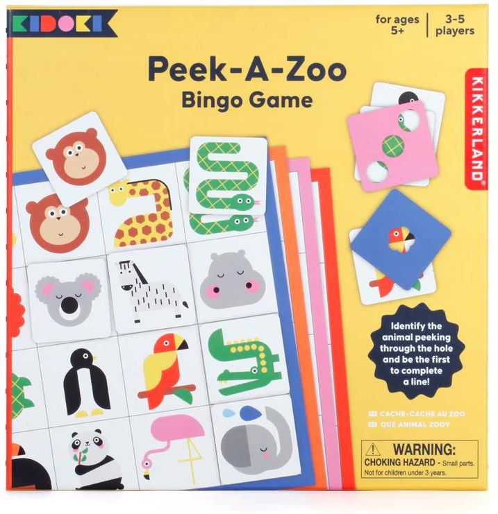 Kikkerland Bingo Peek-A-Zoo - Gra dla dziecka - Ceny i opinie - Ceneo.pl